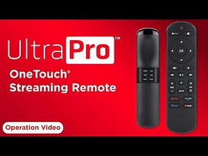 83758: UltraPro OneTouch Streaming Remote, Operation