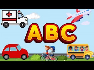 ABC Song With Cars, Trucks, And Buses | Alphabet For Kids