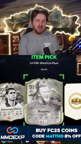 I opened icon players picks, but blind