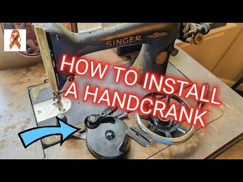 How To Install a Hand Crank on a Singer Sewing Machine