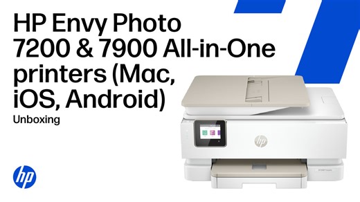 Unbox and set up (Mac, iOS, Android) | HP Envy Photo 7200 & 7900 All-in-One printer series