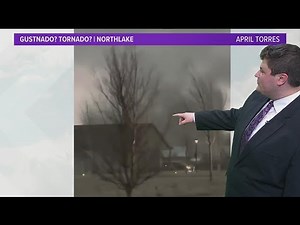 A possible gustnado spotted near Northlake