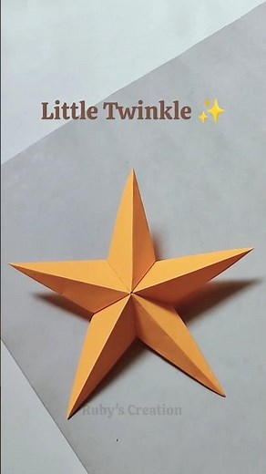 3D Origami Star Made from Sticky Notes 🌟 | Easy Paper Craft #papercrafttutorial #diy