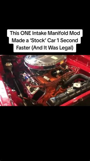 Intake Manifold Mod Boosts Stock Car Performance by 1 Second