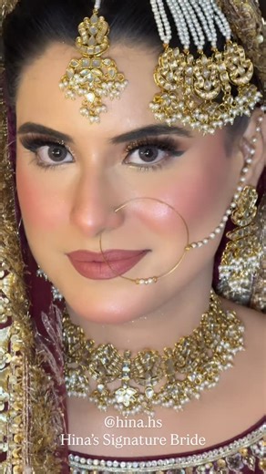HS Glam Bridal Salon on Instagram: "KHIZRA 💖 Hina’s Signature Bride |Arabic makeup, bride, makeup, tutorial, Sephora, wedding, Pakistani makeup| #arabicmakeuplook #arabiceyes #arabicgirl #arabicmusic #arabicmakeup #makeuptutorial |brides , weddings, makeup campaign,Makeup lover, bridaldress, wedding, Makeup addict, natural makeup, MakeupStudio| #brides #naturalmakeup #naturalmakeuplook #naturalmakeupforbrides #hsglambahawalpur #hsglambwp #reels #makeuplover #makeupartist #makeuplooks #makeupadd