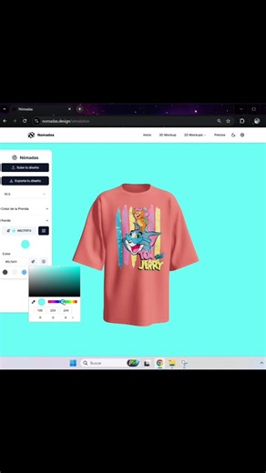 Crea Mockups 3D para tus diseños, gratis. #tshirt #sublimación #dtfprinting #mockup #serigrafia | Nómadas.shop