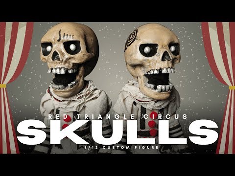 Batman Returns: Custom 1/12 scale Red Triangle Gang Skulls figure