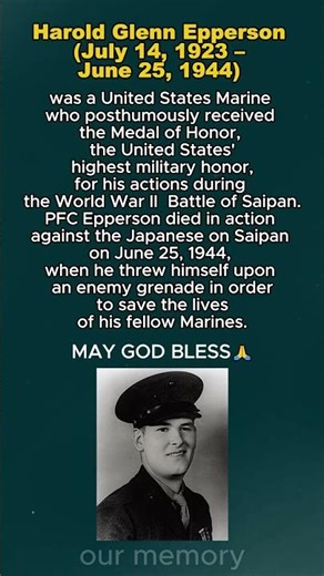Private First Class Harold Glenn Epperson