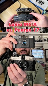 Lomo MCA or Pentax 17. Which camera is the best for you? It’s genuinely exciting to see brand new film cameras being designed and released, and these are our two favorite new film cameras in recent memory. Both come in around the same price and both are compact, but they offer very different shooting experiences. The Lomo MCA is a modern, feature-packed autofocus point & shoot that shoots standard 35mm. You get 36 frames per roll, a fast 32mm f2.8 lens that’s full of character, and an impressive