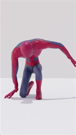 spider man 3d animation