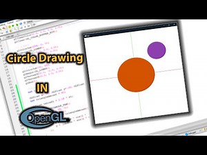 How to draw Circle in OpenGL | Computer Graphics | OpenGL