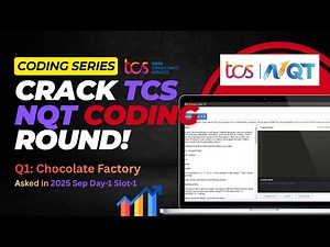 TCS NQT Coding Series | 01 Chocolate Factory | 2 Approach