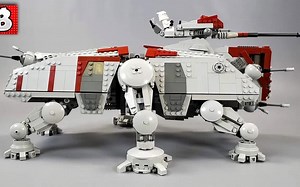 乐高星球大战AT-TE步行机甲MOC