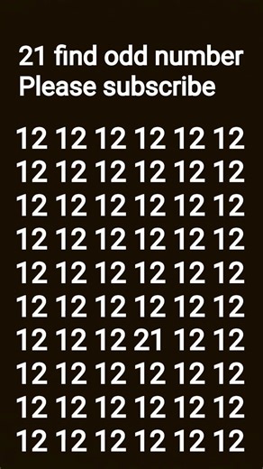 Number Quiz Solution | Find odd Number challenge |Funny braingame | Find odd Number