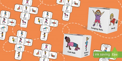 Roll the Dice Exercise Game