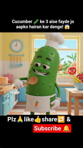 cucumber 🥒 ke fayde✨#shorts#viralvideo#viralshort#trending#cartoon#cucumberBenefits#comedyHealthTips