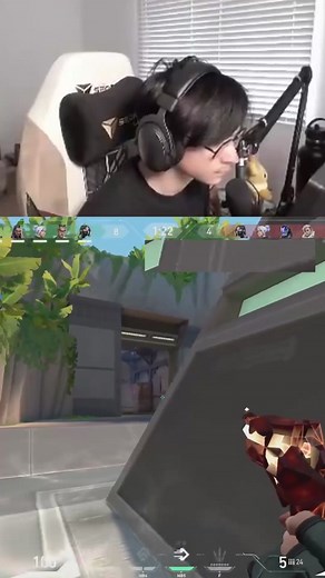 Red singularity sheriff still has powers #valorant #valorantclips #ten...