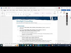 Excel 365/2021 | Modules 5-8: SAM Capstone Project 1a #newperspectives #modules5-8