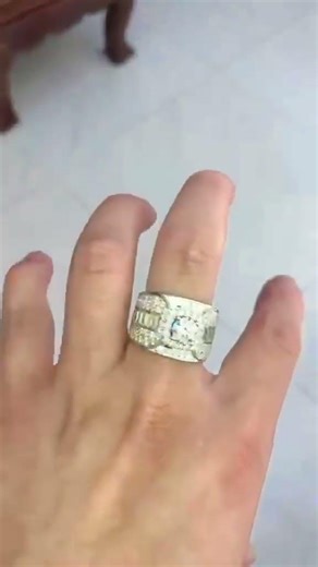 Nhẫn nam vàng trắng #ringdesign #3dprinting #matrix9 #jewelrydesign #shortvideo #jewelry #3ddesign