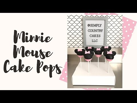 Minnie Mouse Cake Pops