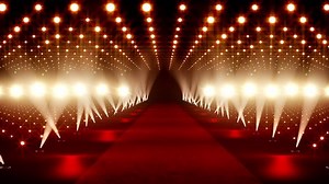 Red Carpet festival scene animation