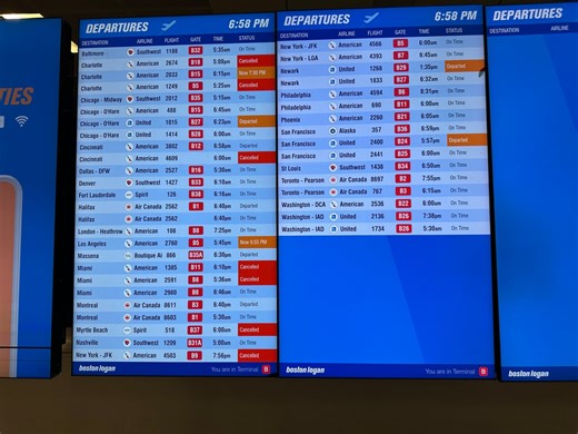 FAA reduces flight cuts at major airports, including Boston Logan