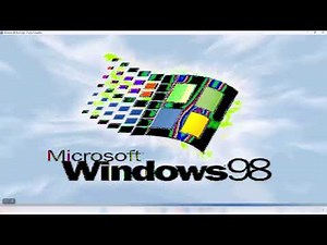 windows 98 startup sound and menu! #windowsoperatingsystem #windows #windows98
