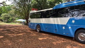 Explore the Modern VIP Bus in a Serene Setting