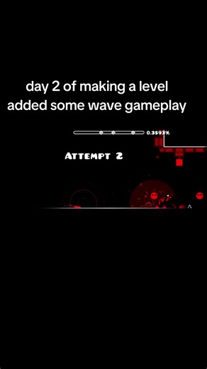 Wave Gameplay Level Progress in Geometry Dash