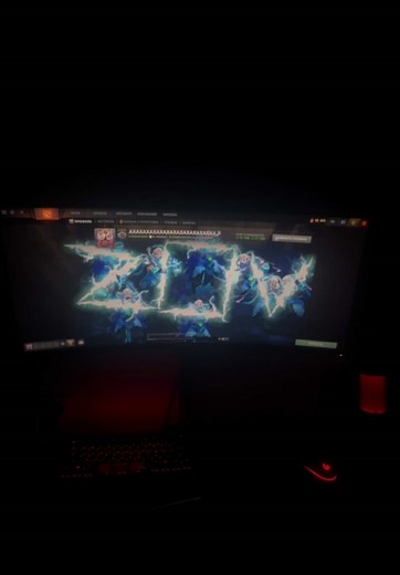 Dota 2 Gameplay in a Unique Gaming Setup