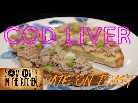 Wild Cod Liver Pate on Toast (no net carb)