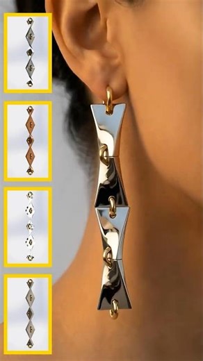 daily jewelry design😮💎in 3D design lovers💔 #jewelry #jewelrydesign #jewelrymaking #goldjewellery