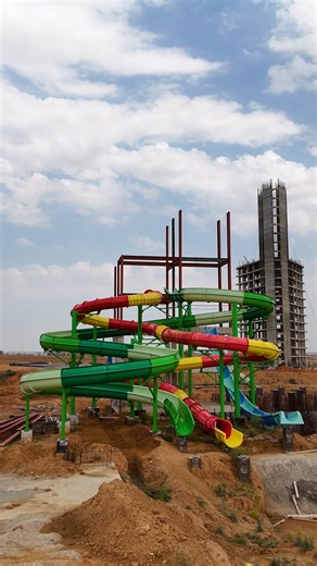 Development progress review @ Blue World Water Park, Blue World City. | Burair Nazir