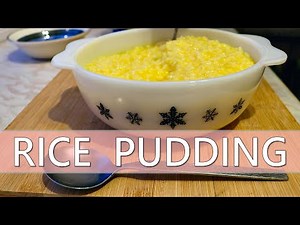 Homemade Rice Pudding - Easy Recipe