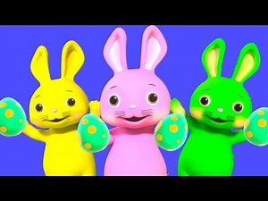 Happy Easter! Rainbow Hopping Bunnies🌈🐰