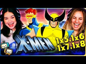 X-MEN: THE ANIMATED SERIES (1992) Season 1 Episodes 5-8 Reaction! | Marvel