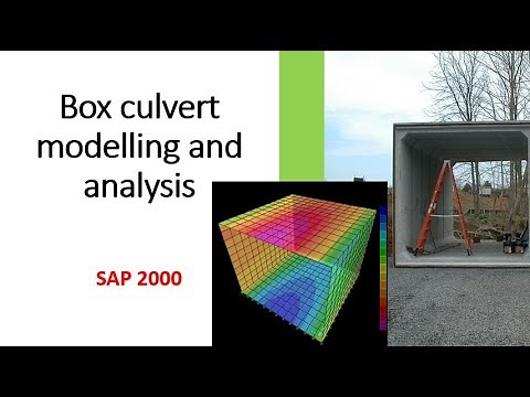 Modelling a Box culvert using SAP 2000.. . . . #engineering #civilengineering