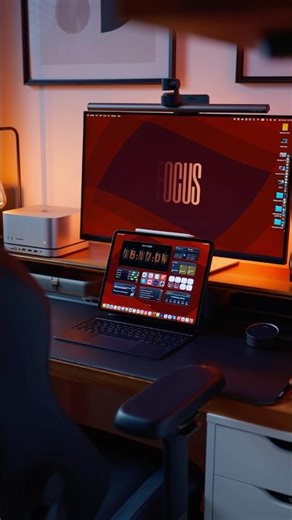 iPad Pro Desk Setup #desksetup #tech #monitorstand #homeoffice