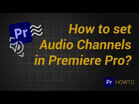 How to set Audio Channels in Premiere Pro // Quick Premiere Pro Howto // Fix Double audio in PPro.