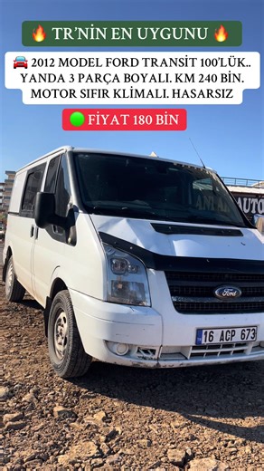 2012 Model Ford Transit Detaylı İncelemesi