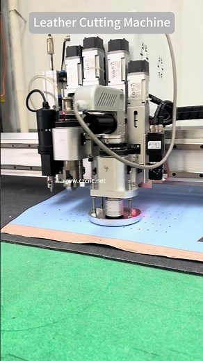 CNC Leather Cutting Machine With Punching Tool