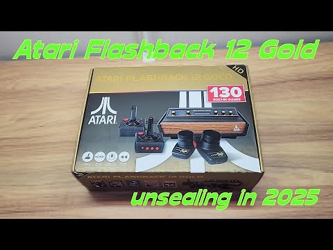 Atari Flashback 12 Gold - Unpacking in 2025