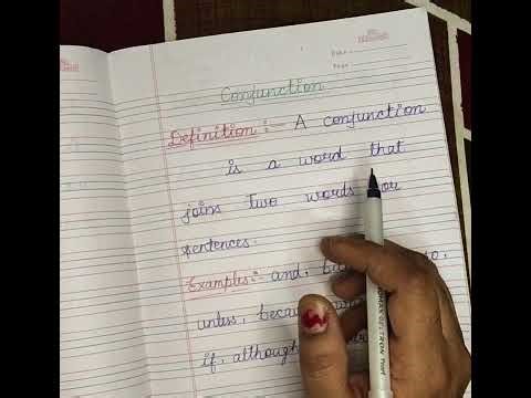 Definition of conjunction with examples##english