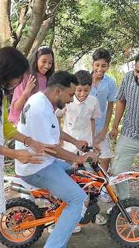 Chiku Ke Birthday Par Bahiya Ne Dirt Bike Magayi #shorts #ytshorts #viralvideos #dirtbike