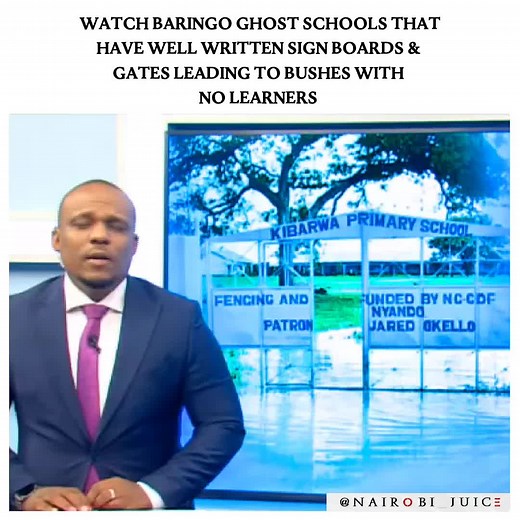 Baringo Ghost Schools that have well written sign boards & Gates leading to bushes with no learners @𝐍𝐀𝐈𝐑𝐎𝐁𝐈𝐉𝐔𝐈𝐂𝐄 @𝐍𝐀𝐈𝐑𝐎𝐁𝐈𝐉𝐔𝐈𝐂𝐄 @𝐍𝐀𝐈𝐑𝐎𝐁𝐈𝐉𝐔𝐈𝐂𝐄 🎥: NTV Kenya #nairobijuice #nairobitiktokers #kenyantiktok🇰🇪 #trendingkenya🇰🇪 #viralkenya #trendingkenya
