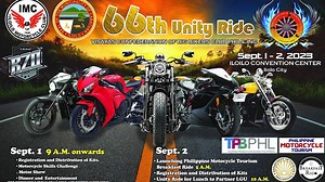 Return to Iloilo, Sept. 1-2: Please join us at the 66th Unity Ride and Suspension Caravan at the Iloilo Convention Center. | AV Moto Tuning