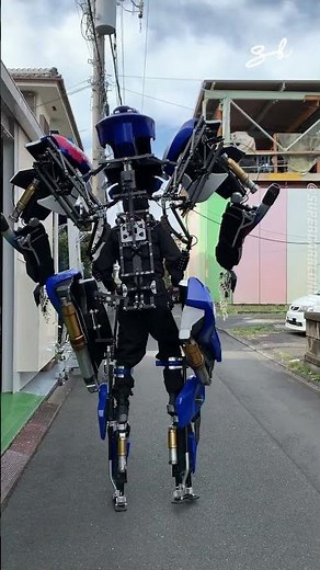 This is a real life EXOSKELETON suit 😍