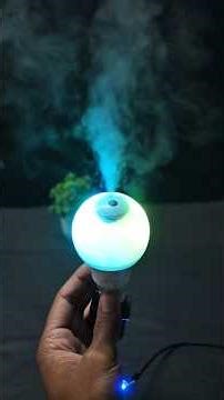 Smoke Making Machine With Led Bulb and Humidifier Mist Maker Module 😎