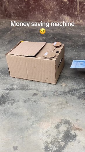 I made this money saving machine out of cardboard, what should i make next