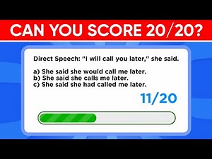 Reported Speech Quiz | Test Your English Grammar! 🧠✨